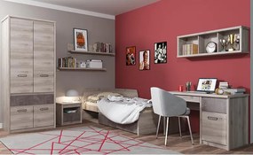 Postel JESI NEW, 90x200, kaštan nairobi/onyx Kondela 0000408053