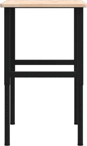 Pracovní stůl 100 x 60 x (71,5–98) cm masivní dub obdélníkový 3309678