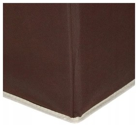 Úložný box se zásuvkami 30x30x30 cm SPRINGOS HA3017 hnědý