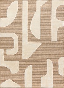 Dywany Łuszczów, Kusový koberec Spark 0696A beige/cream, 80x150, béžová, chodba / předsíň