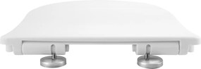 Aqualine Aqualine, VERMET WC sedátko, Soft Close, bílá, VRS008