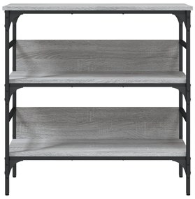 Konzolový stolek šedý sonoma 75 x 32 x 75 cm kompozitní dřevo