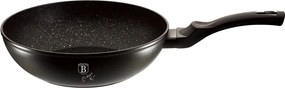 Berlingerhaus pánev wok s mramorovým povrchem 28 cm black silver collection