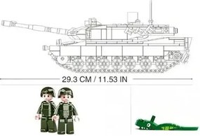 Sluban Model Bricks M38-B0839 Německý bitevní tank Leopard / LEGO-komp