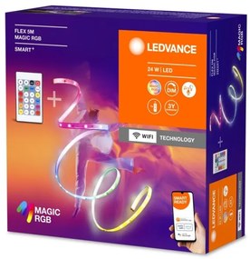 Ledvance - LED RGB Stmívatelný pásek SMART+ MAGIC FLEX 5m LED/24W/230V Wi-Fi+DO