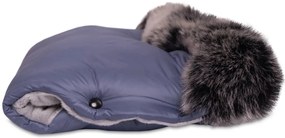 Inf Rukávník na kočárek FLUFFY – hřejivý, nepromokavý a větruodolný - jeans