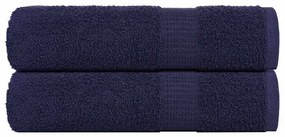 Ručníky FROGN 2 ks tmavě modré 100x150 cm 360 g/m² 136788