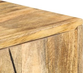 vidaXL Příborník 118 x 30 x 75 cm masivní mangovníkové dřevo [285872] Barva: light brown and brass