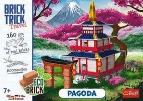 TREFL Stavebnice BRICK TRICK Pagoda M / 160 dílů / od 7 let