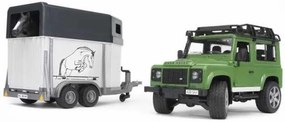 Bruder LAND ROVER s přepravníkem na koně