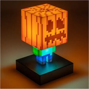 Lampička Paladone Icon Light Minecraft - Pumpkin Creeper Vícebarevná