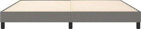 Rám postele s boxspringem tmavě šedý 200 x 200 cm textil 3120541