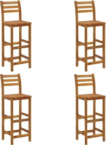 9dílný zahradní barový set masivní akáciové dřevo 3116025