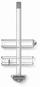 Simplehuman - Polička do sprchy závěsná, nastavitelná, nerez BT1101