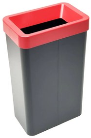 Odpadkový koš na tříděný odpad Caimi Brevetti Maxi N,70 L, červený, elektro