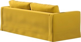 Potah na pohovku IKEA  Karlstad 3-místná, nerozkládací, dlouhý barva žlutá látka sametová