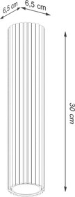 Sollux Lighting Stropní svítidlo KARBON 30 bílé
