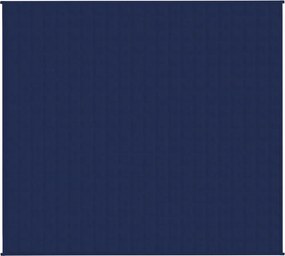 Zátěžová deka modrá 200 x 230 cm 13 kg textil 3154806
