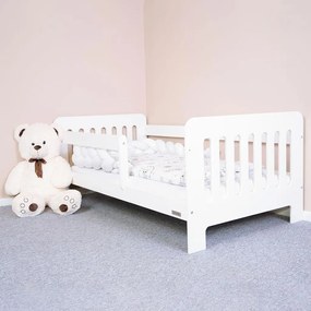 Dětská postel se zábranou New Baby ERIK 160x80 cm bílá Barva: Bílá