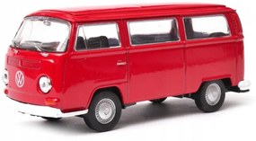 008805 Kovový model auta - Nex 1:34 - 1972 Volkswagen Bus T2 Červená