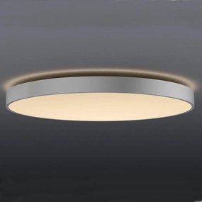 SLV 1001880 Medo 90 CORONA, kulaté šedé stropní svítidlo s efektem korony 78W LED 3000/4000K, stmívatelné, průměr 90cm
