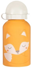 Oranžovo-bílá dětská láhev na pití Sass & Belle Woodland Fox, 250 ml