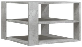 Konferenční stolek betonově šedý 59,5 x 59,5 x 40 cm kompozit - Default Title