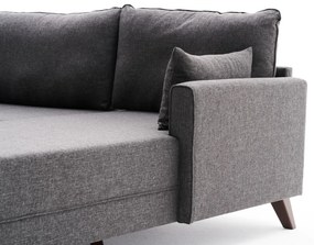 Hanah Home Designová pohovka BELLA antracit pravá 275 cm 825BLC2576