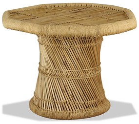 Konferenční stolek bambus osmihran 60 x 60 x 45 cm - Default Title