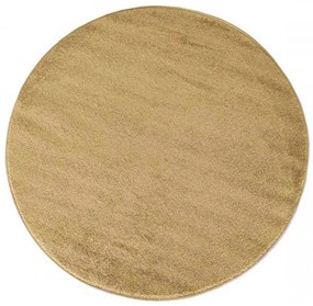 Kusový koberec Portofino světle hnědý kruh 160cm 160x160cm