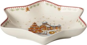 Villeroy & Boch Winter Bakery Delight mísa ve tvaru hvězdy, vesnice, 24,5 cm 14-8612-3770