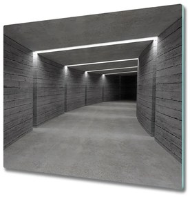 Skleněná krájecí deska Betonový tunel
