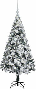 Umělý vánoční stromeček Bílá 150 cm PVC, ocel a plast 3396952