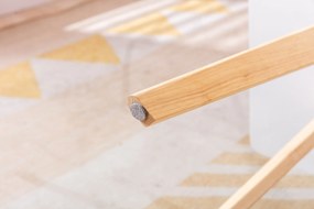 Odkládací stolek Almeria eckig přírodní konstrukce (eckig) – bílá