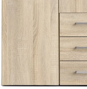 FALCO Čtyřdveřová  šatní skříň Home 10 dub sonoma