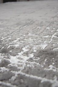 BE Koberec Elite 4356 GREY - šedý obdélníkový Rozměr: 60x100 cm
