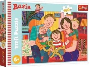 Trefl - Puzzle - Basia: Seznamte se s Basiou / 160 dílků / 41 x 27.5 c