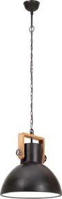 Industriální závěsné svítidlo 25 W černé kulaté 40 cm E27 320535