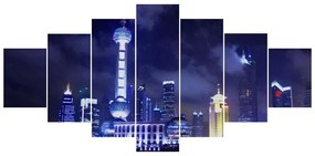 Obraz různorodých mrakodrapů  (210x100 cm), 40 dalších rozměrů