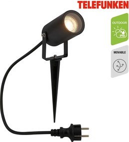 TF 322405TF TELEFUNKEN zahradní bodové svítidlo, ochrana proti tryskající vodě, nastavitelné - BRILONER