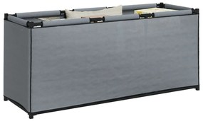 Úložný box šedý 105 x 34,5 x 45 cm textil - Default Title
