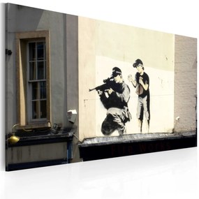 Obraz - Sniper and boy (Banksy)