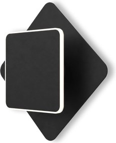 Toolight Rea, Nástěnné LED svítidlo LHJ123-W Černé, OSW-03277