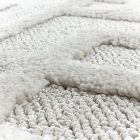 Ayyildiz koberce Kusový koberec Pisa 4708 Cream kruh - 200x200 (průměr) kruh cm