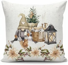 Forbyt Vánoční povlak Skřítek s lucernou CYH6060C 40x40 cm