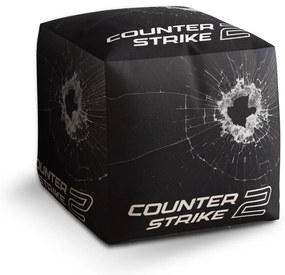 Sablio Taburet Cube Counter Strike 2 Průstřel: 40x40x40 cm