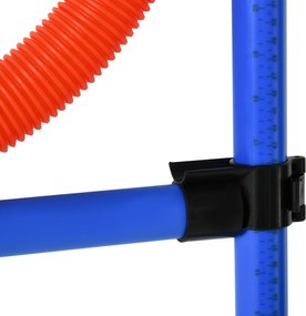 Výcvikové zařízení pro psy PawHut Agility, cvičební sada pro agility, tréninkový areál pro psí sporty 3 v 1, modrá+červená | Aosom