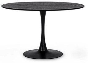 Jídelní stůl bloom ø 120 cm černý MUZZA