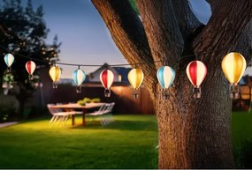 Globo 36139-9 - LED Solární řetěz 9xLED/0,06W/3V 390 cm IP44