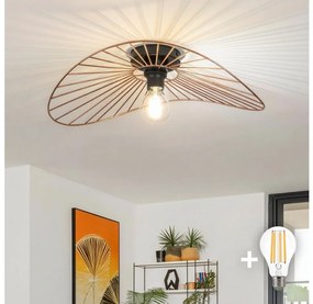 Brilagi - LED Přisazený lustr CERIA WIRE 1xE27/40W/230V 40x56 cm bronz